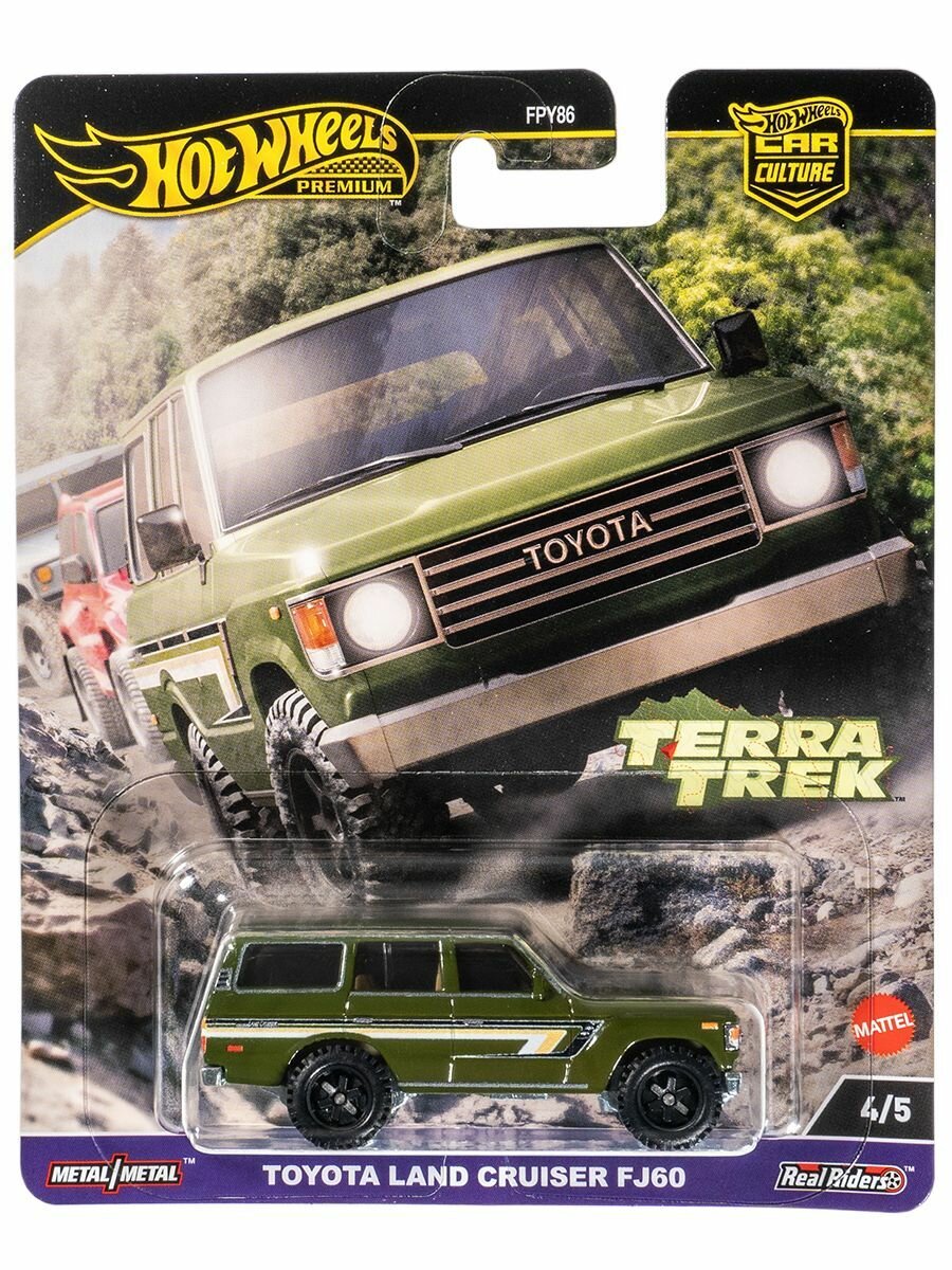 Машинка Hot Wheels Premium Toyota Land Cruiser FJ60