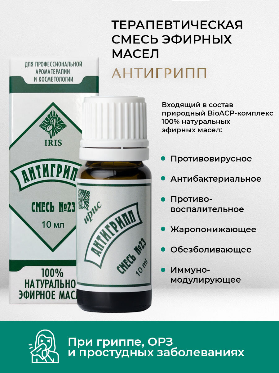 ЦА Ирис Смесь эфирных масел №23 “Антигрипп”