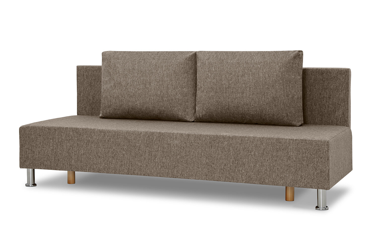 Диван-кровать Парма Лайт 193,5х83х75 см, обивка рогожка, цвет медово-коричневый