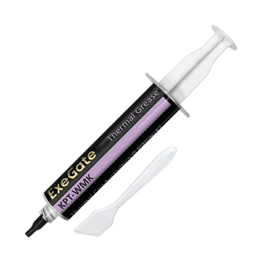 Термопаста Exegate EX293380RUS, Шприц 0.8Вт/(м? К) 20г