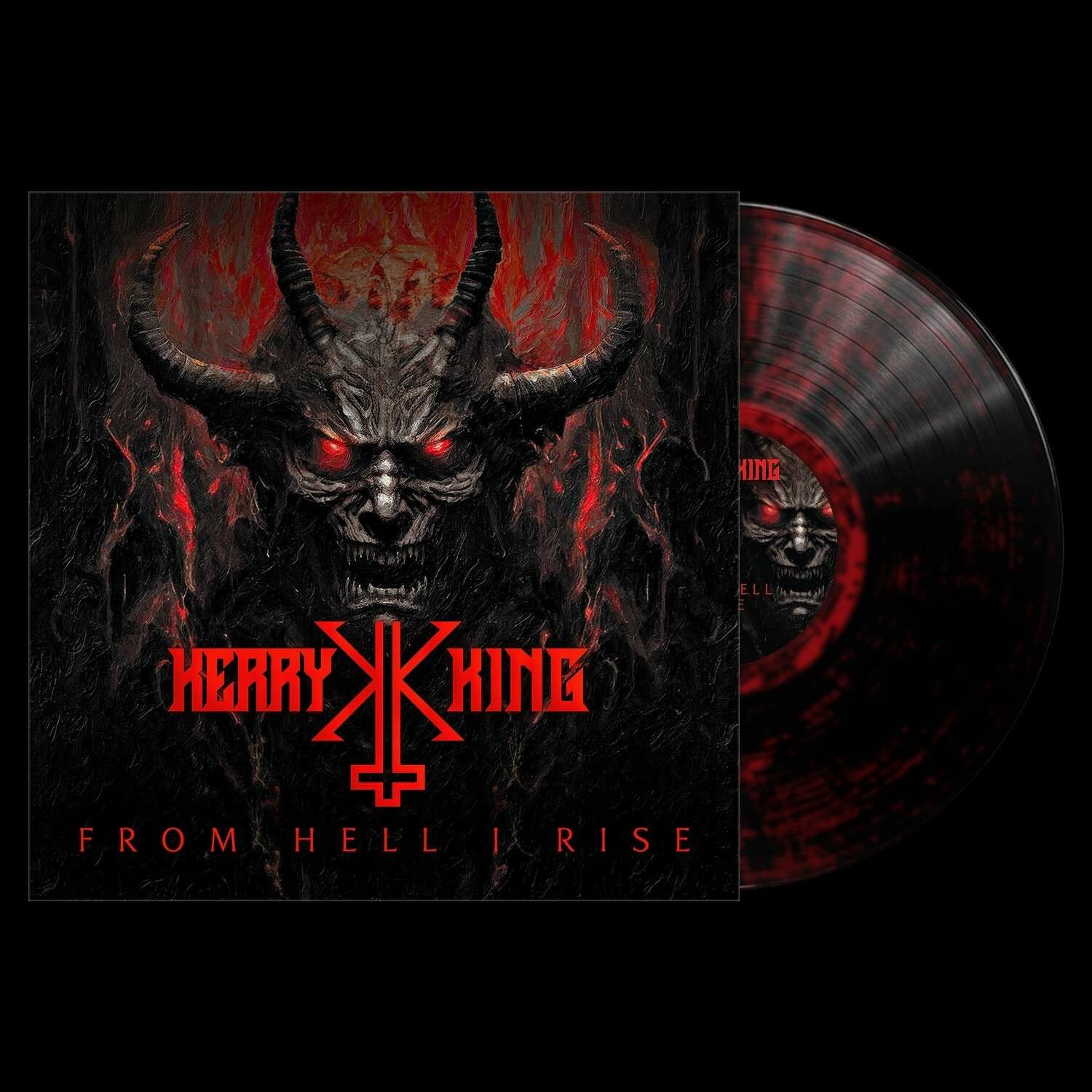 Виниловая пластинка Kerry King - From Hell I Rise (Black & Dark Red Marbled Vinyl) (1 LP)