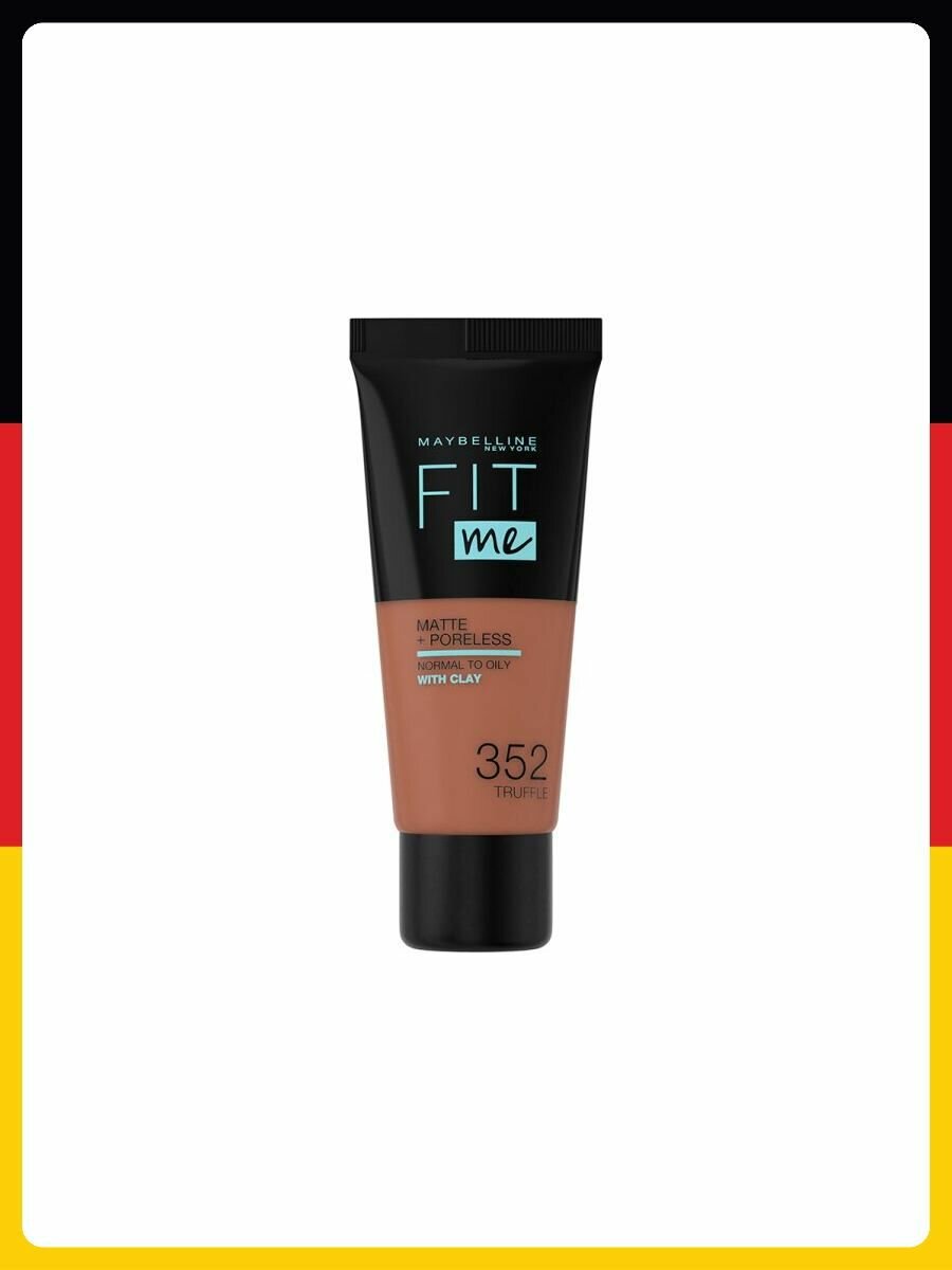 Тональный крем Maybelline Fit Me! Matte + Poreless Make-Up Nr. 352 Truffle Foundation 30ml