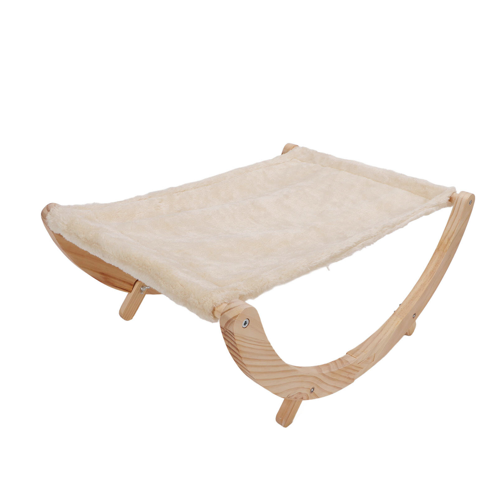 Деревянный гамак для кошек, складной съемный, дышащий, противоскользящий, повышенный, всесезонный, качели для кошек, щенков, кошек