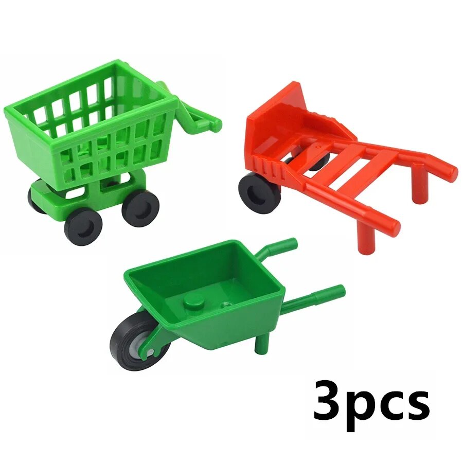 LEDUO Мини-конструктор лего еда Зеленый, cart AK75