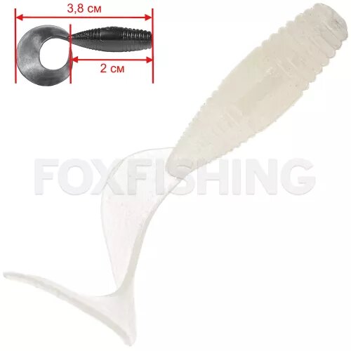 Силиконовая приманка Lucky John J.i.b Tail 1.5 #033 3.8см. 15шт.