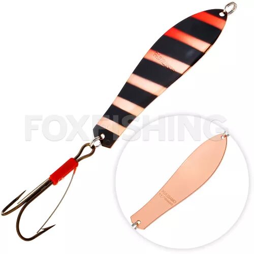 Блесна колеблющаяся Kuusamo Professor #3 незацепляйка 7,5см. 12гр. R/BL-C