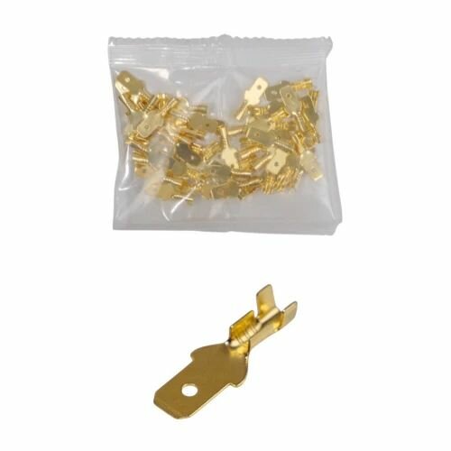 Клемма плоская 4.8мм (M) - 50 шт