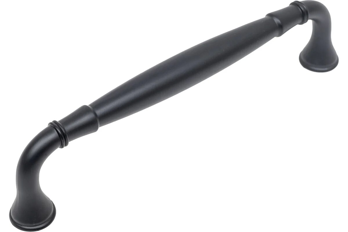 MAKMART ручка-скоба 128 мм черный матовый M318.128. BLACK для мебели и дверей
