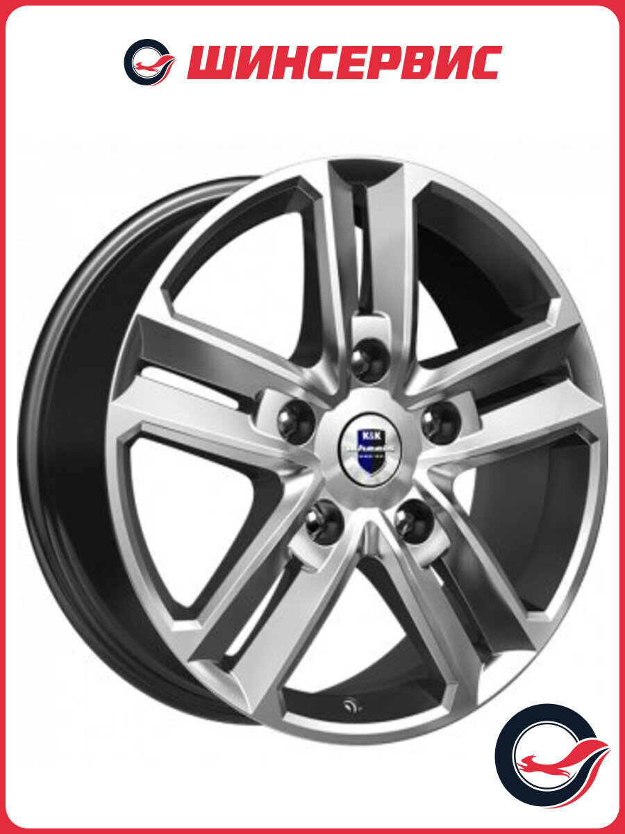 Литой колесный диск КиК Backfire R18x8.0J 5x114.3 ET40 ЦО67.1 для автомобиля