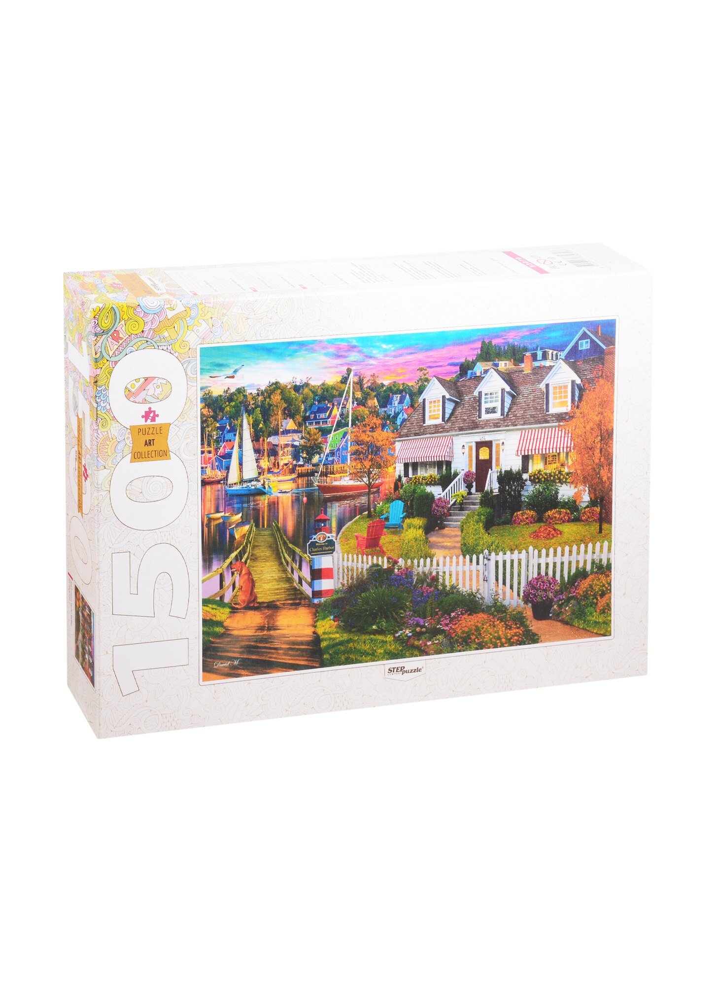 Пазл Дом в гавани Чарльз Харбор 1500 элементов Step Puzzle 83070