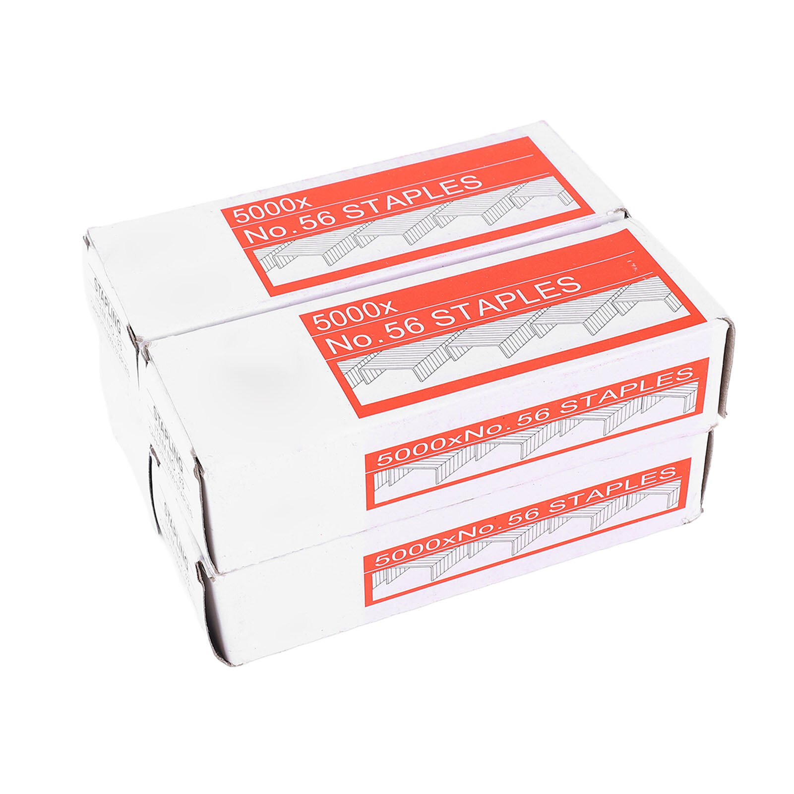 Коробки 26/6 скоб по 5000 шт. в коробке, скрепки без застревания, сглаживающие, с клиновидным наконечником, офисные скобы для настольных степлеров