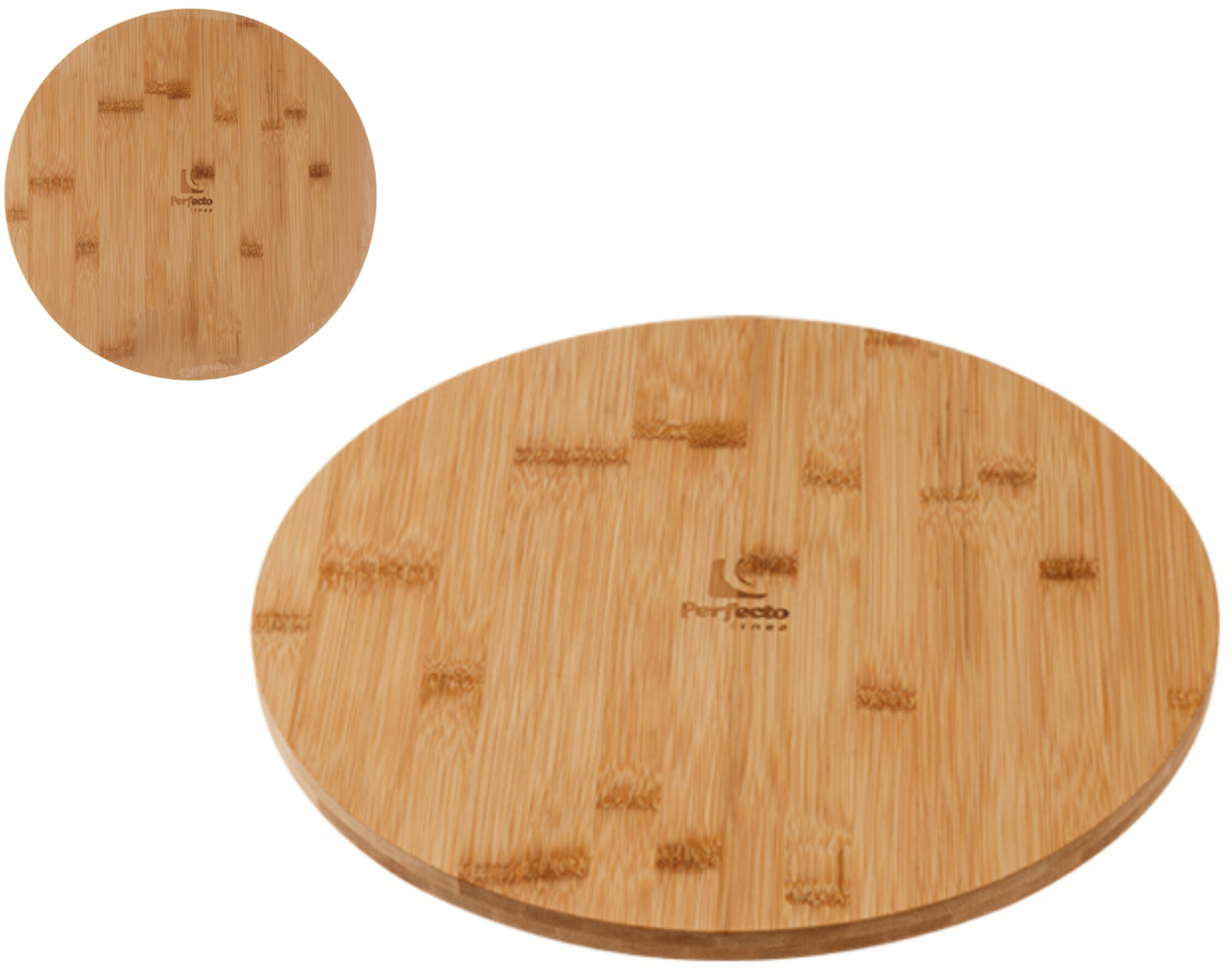 Поднос бамбуковый круглый 35,5 см PERFECTO LINEA Bamboo (38-305000)