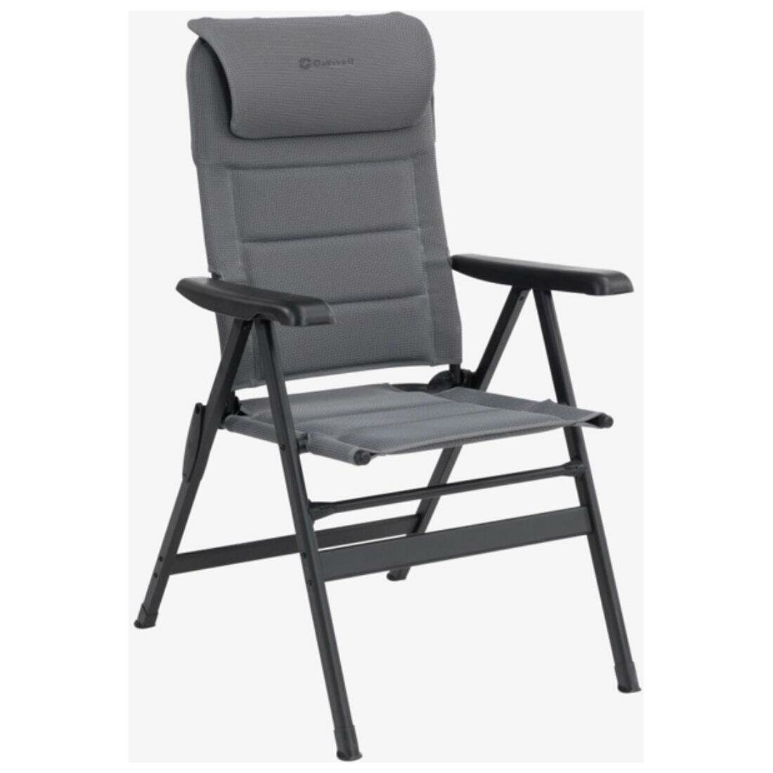 Decathlon Туристическое кресло Outwell Kenai, складное, алюминиевое, до 120 кг, серое