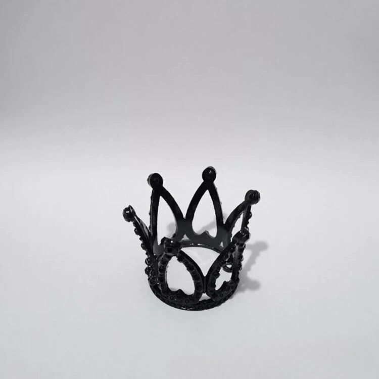 MOONBIFFY Мини-короны для торта Черный, D