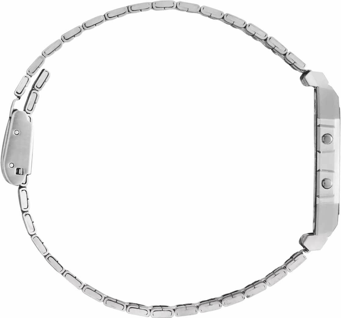 Наручные часы CASIO, серебряный, черный — фото 1