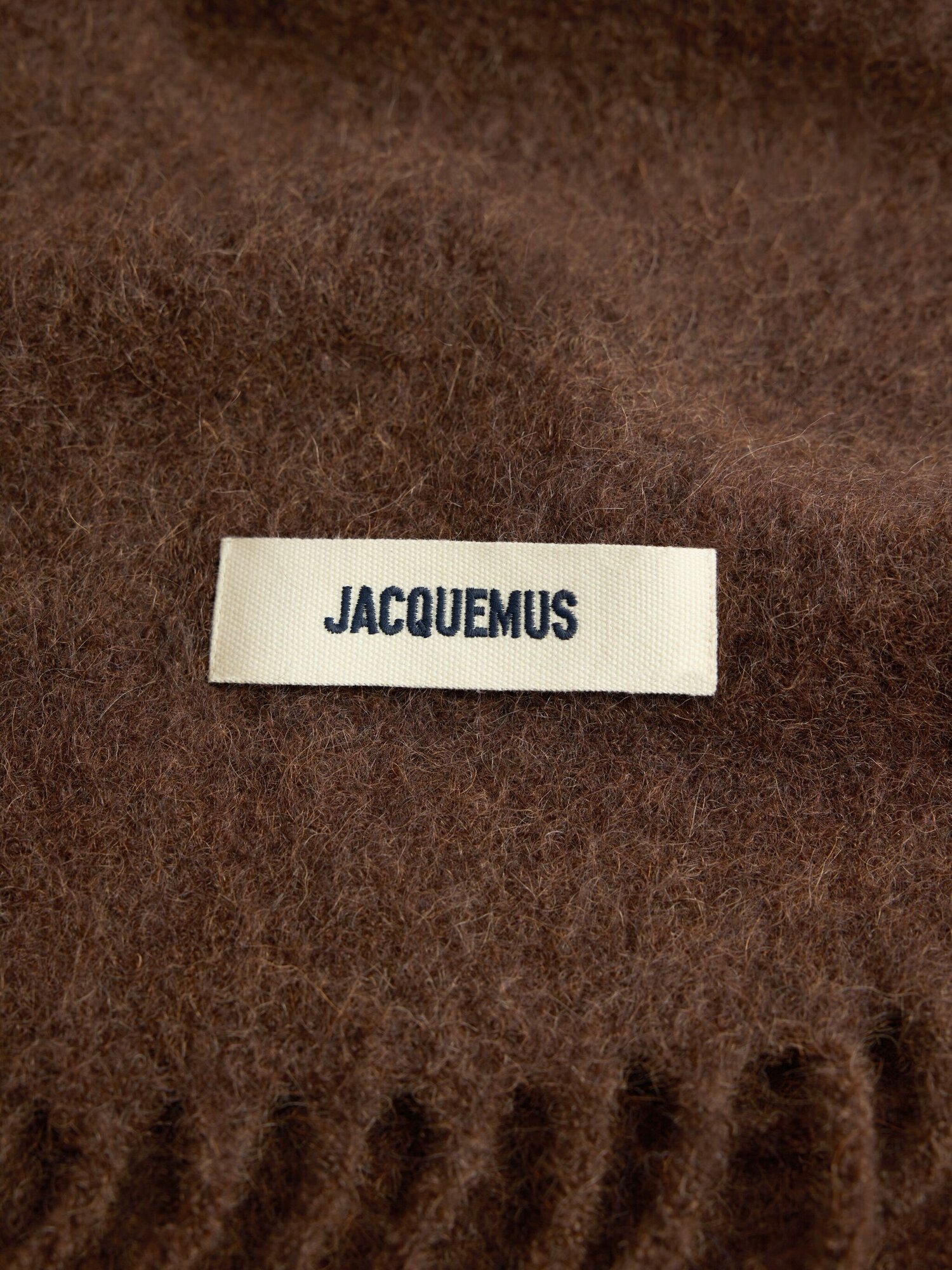 Шарф Jacquemus для взрослых и детей, коричневый — фото 1
