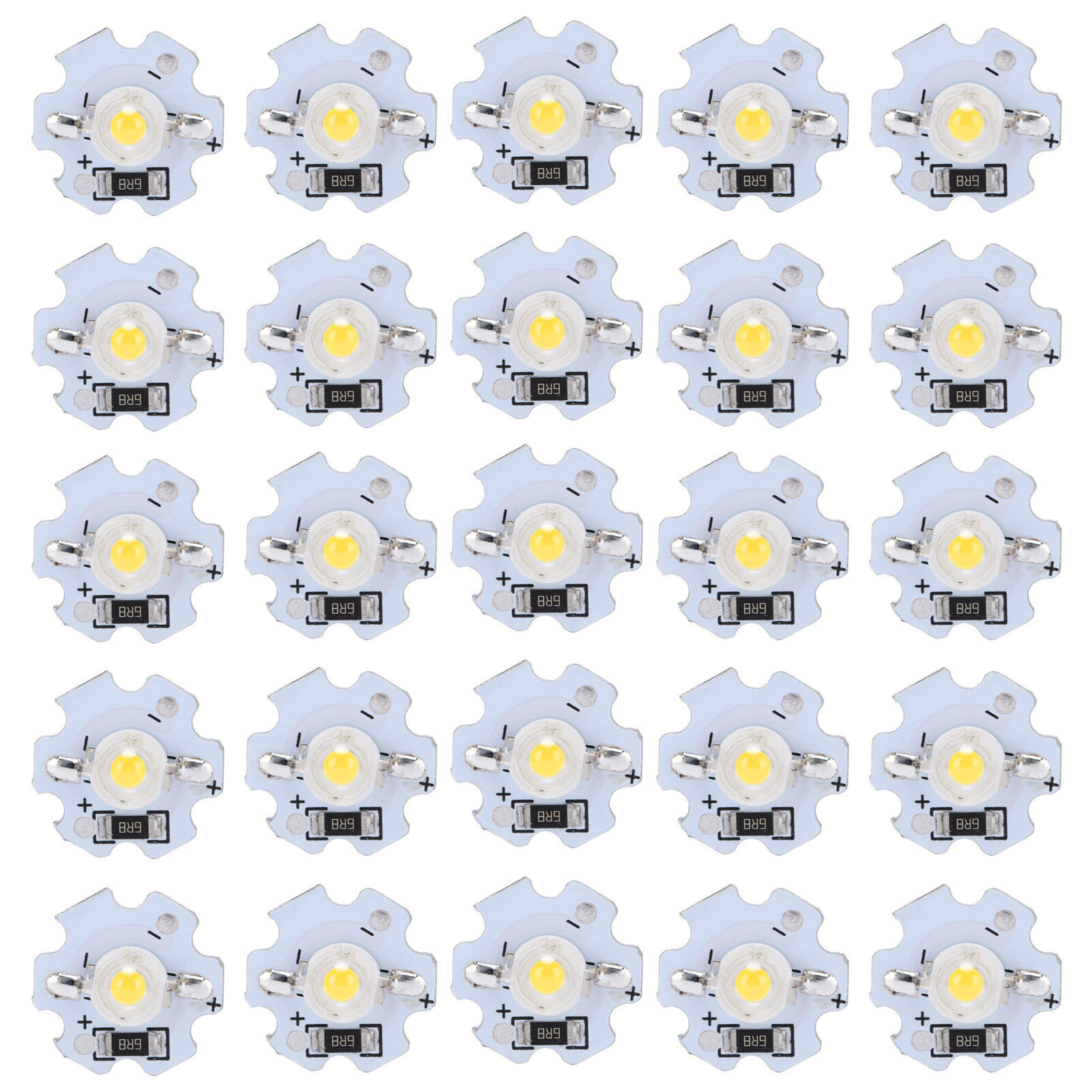 25pcs 5V Светодиодные чипы 200 л. 1 Вт с высокой мощностью светодиодные светодиодные шарики для светодиодов DIY.
