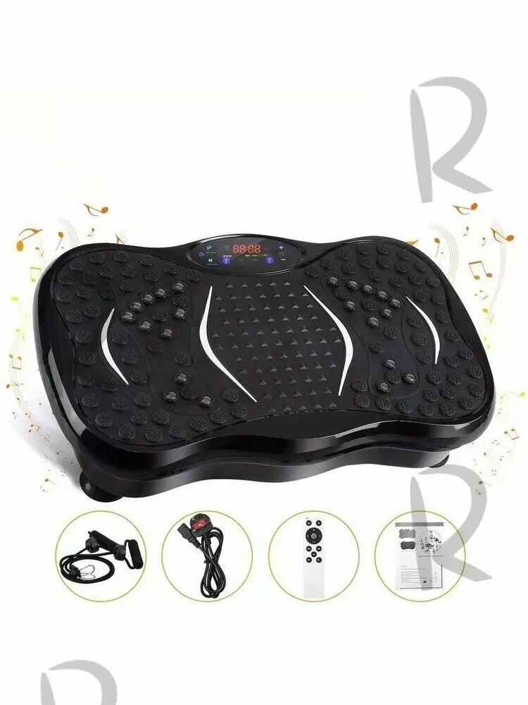 Виброплатформа BeShapee, автоматическая, 200Вт, 5 скоростей, черный, красивый цвет