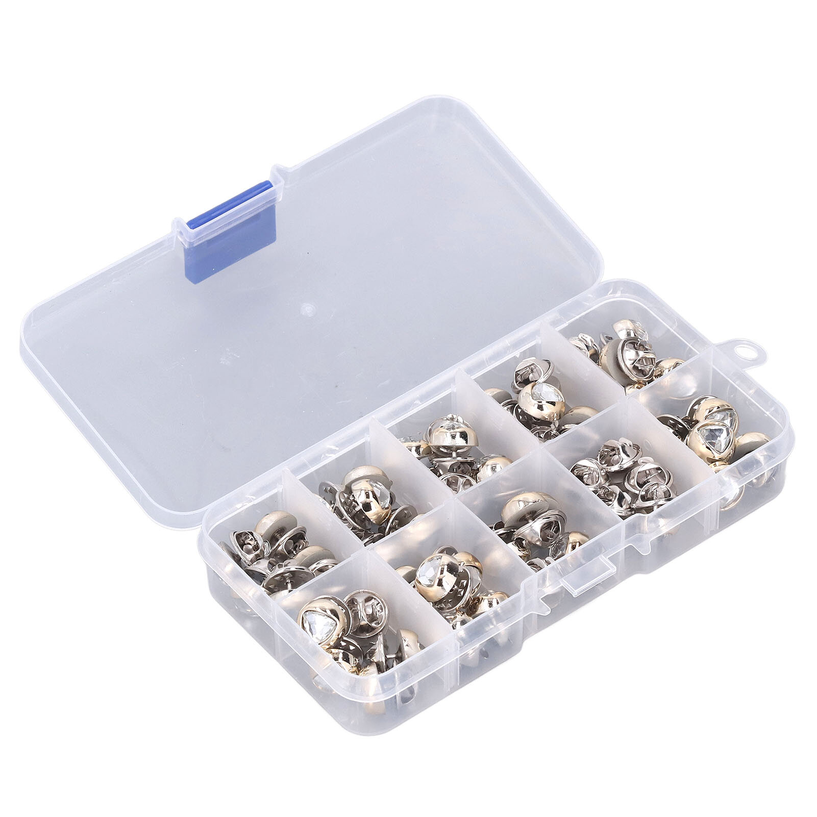 3 коробки, 150 шт, брошь, пуговицы, стразы, треугольная форма, бесшовная съемная декоративная женская брошь для рубашки, булавки