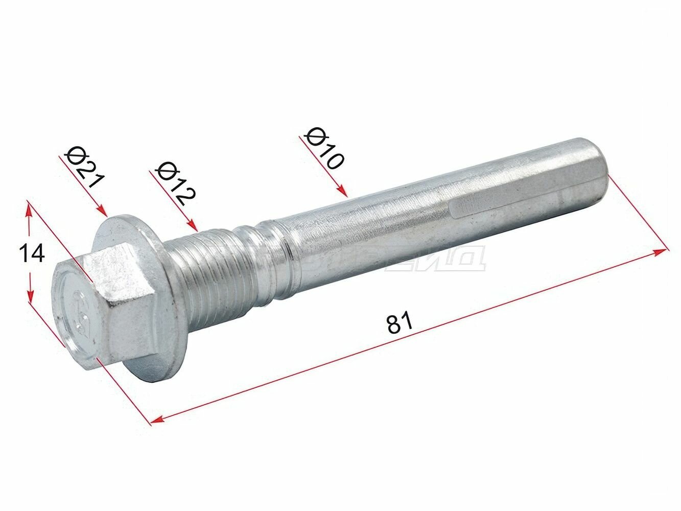 Направляющая суппорта заднего для Митсубиси ASX, Галант, Лансер, Аутлендер арт ST4605A211 SAT