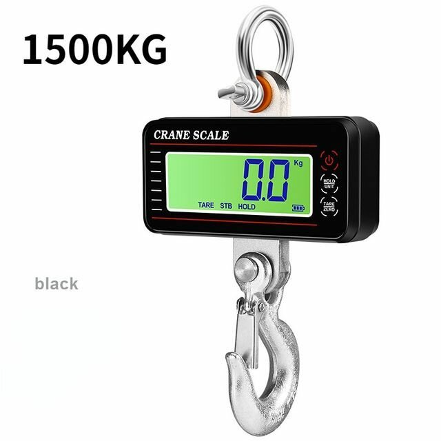 Цифровые подвесные весы, 1500 кг, с дистанционным управлением 65 футов, тяжелые крановые весы с регулируемой яркость-LANDAI