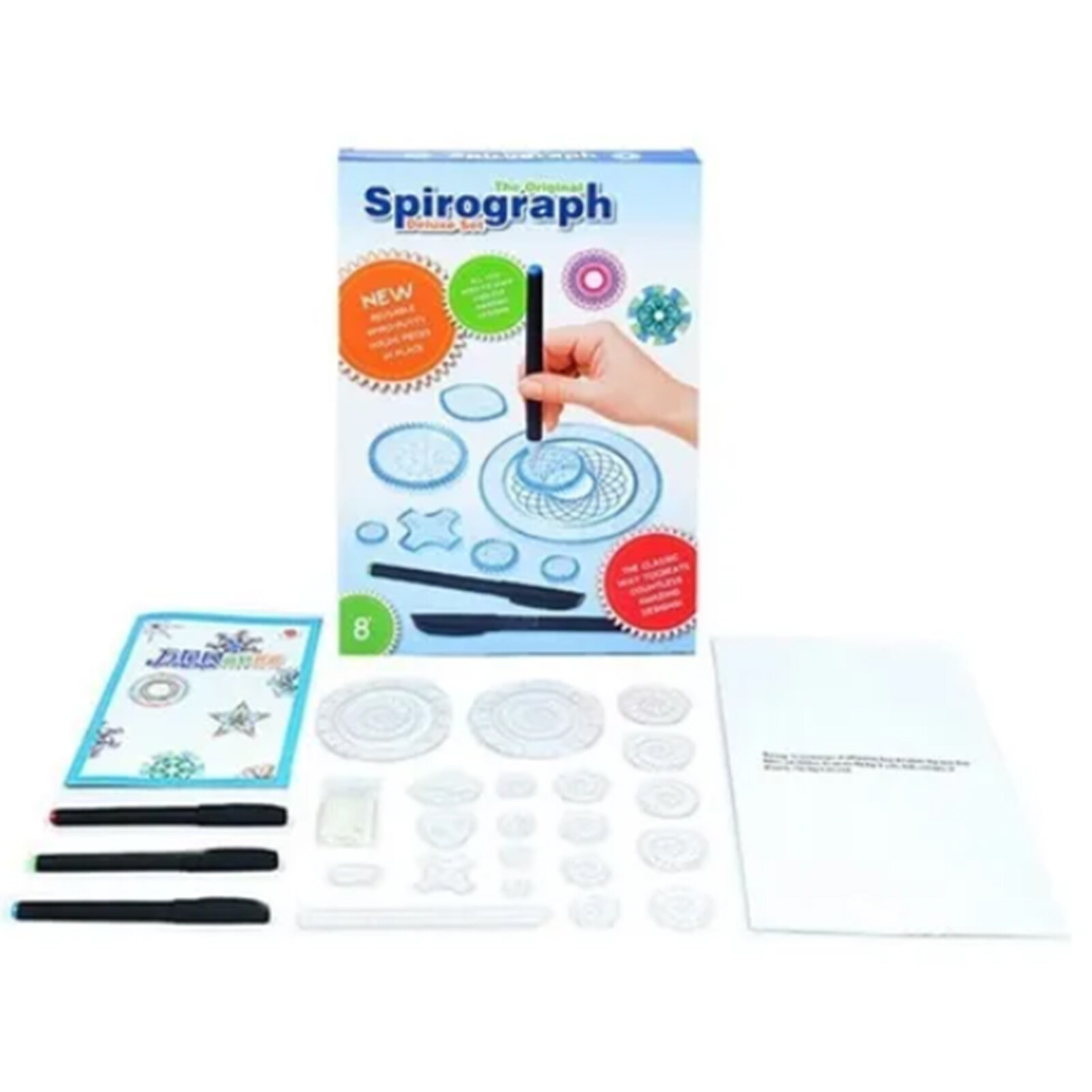 Набор линеек для спирального рисования для детей от 8 лет и старше. Набор для самостоятельного создания нескольких узоров. Многофункциональный набор для спирального рисования в детской комнате.