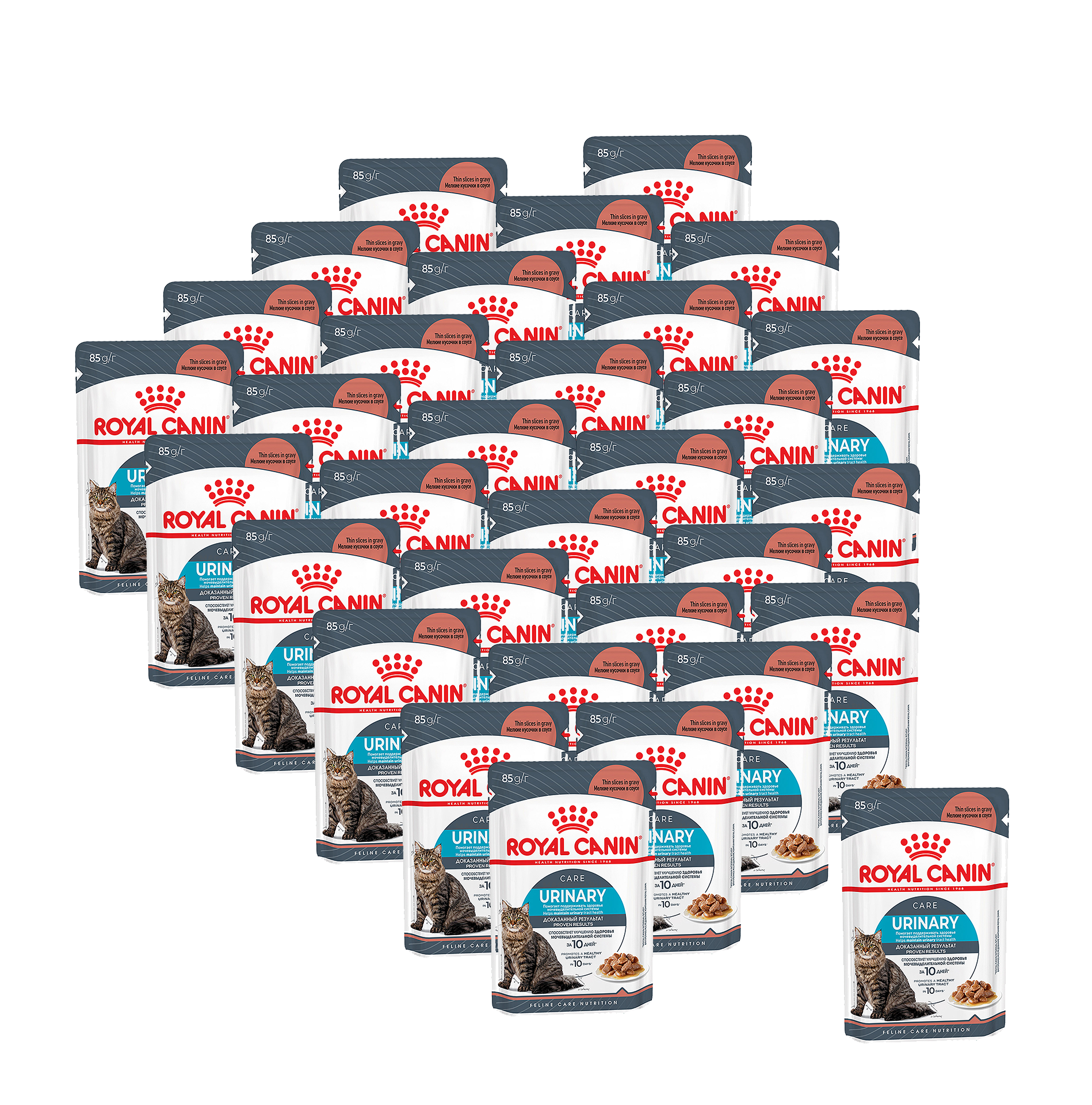 Корм для кошек ROYAL CANIN Urinary Care для поддержания здоровья мочевыделительной системы, в соусе, 85г x 32 шт.