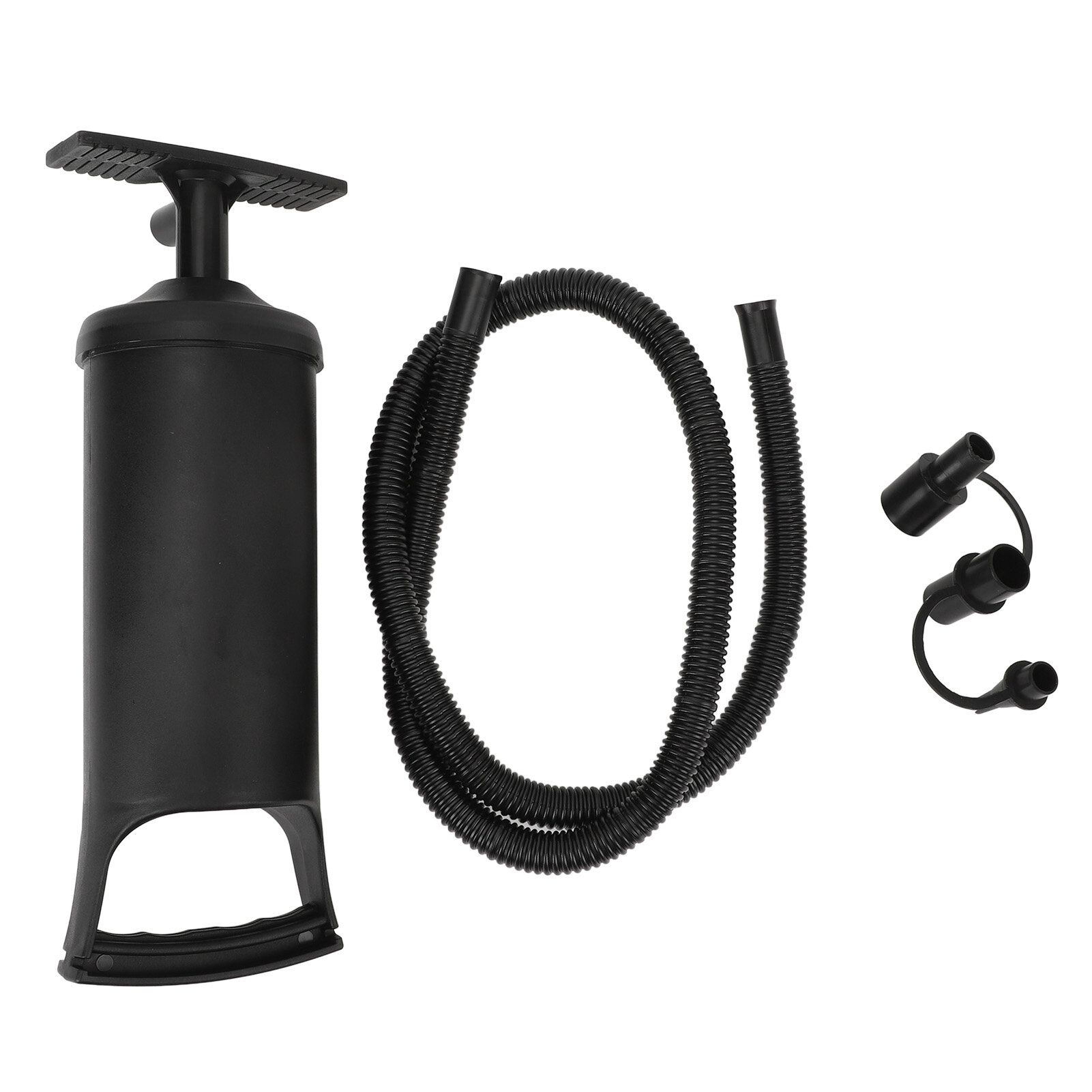 Ручной воздушный насос из ПВХ с 3 воздушными насадками. Быстронадувной ручной насос для надувных матрасов и игрушек для бассейна.