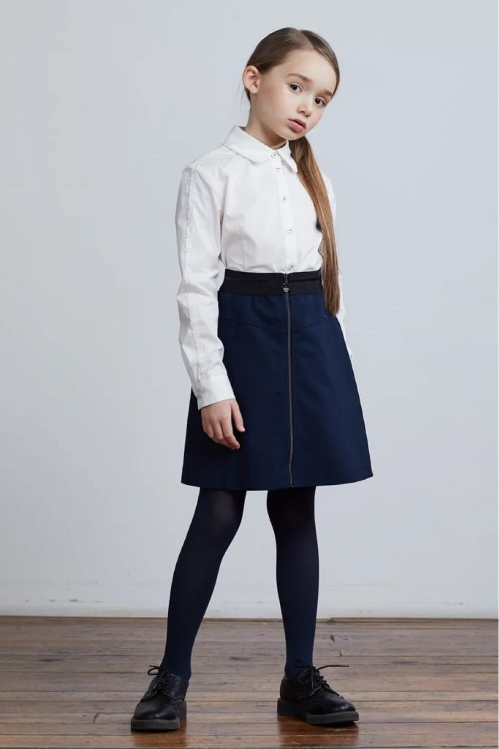 Школьная юбка на молнии