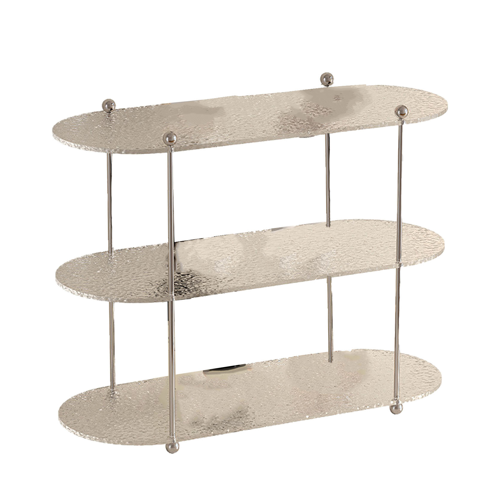 Настольная прозрачная акриловая многоярусная современная простая прозрачная полка для гостиной, офиса и домашнего декора