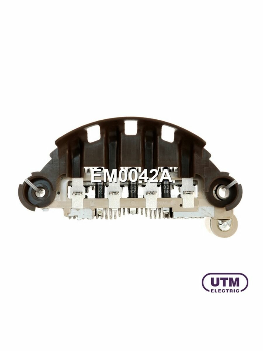 Диодный мост UTM EM0042A, для Hyundai и Mitsubishi, 12 В, 30 А, 8 диодов — фото 1