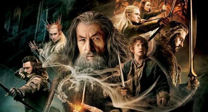 Алмазная Мозаика Картина Стразами Алмазное Хобби "Властелин Колец Эльф Хоббит Фильмы Фэнтези" 40х50