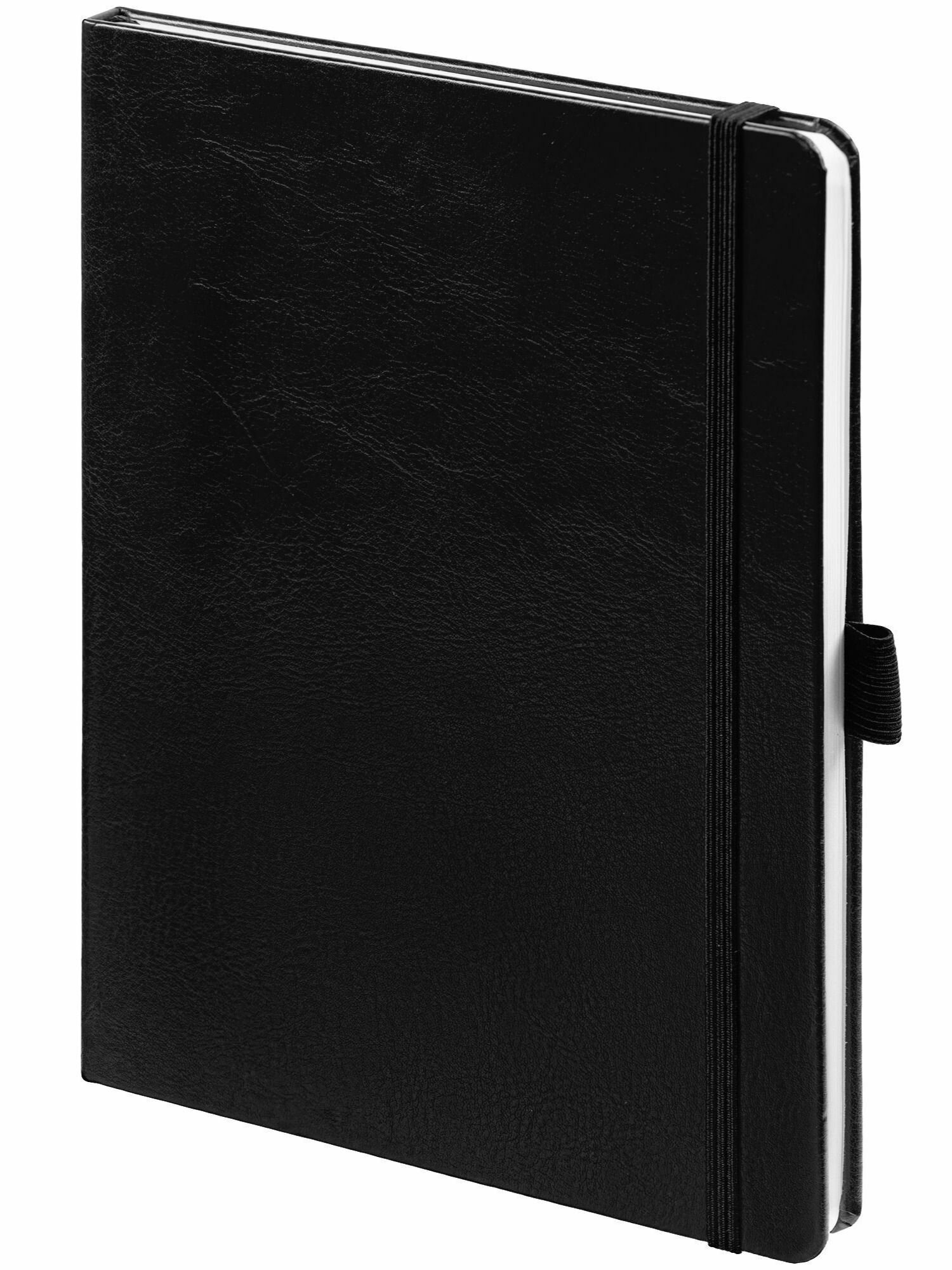 Еженедельник подарочный недатированный A5, учителя, планер, на резинке, Lucky, черный