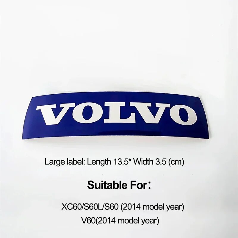 Декоративная наклейка на руль автомобиля из АБС-пластика для Volvo EX90, V60, V40, XC90, S60, XC60, V50, V70, S90, XC40, S80 T6