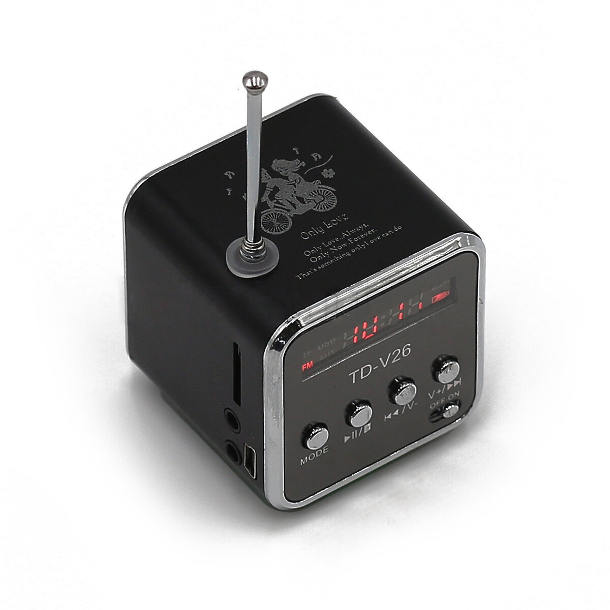 Мини-портативное радио TD-V26 многофункциональный небольшой аудиоплеер