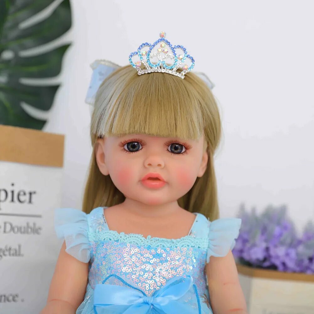 Кукла реборн для девочки Reborn Dolls 55 см / детская игрушка с аксессуарами и одеждой, большая, реалистичная, коллекционная