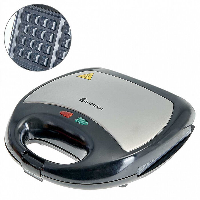 Вафельница Электрическая 750 Вт "венская" Василиса Ва-5400 Черная