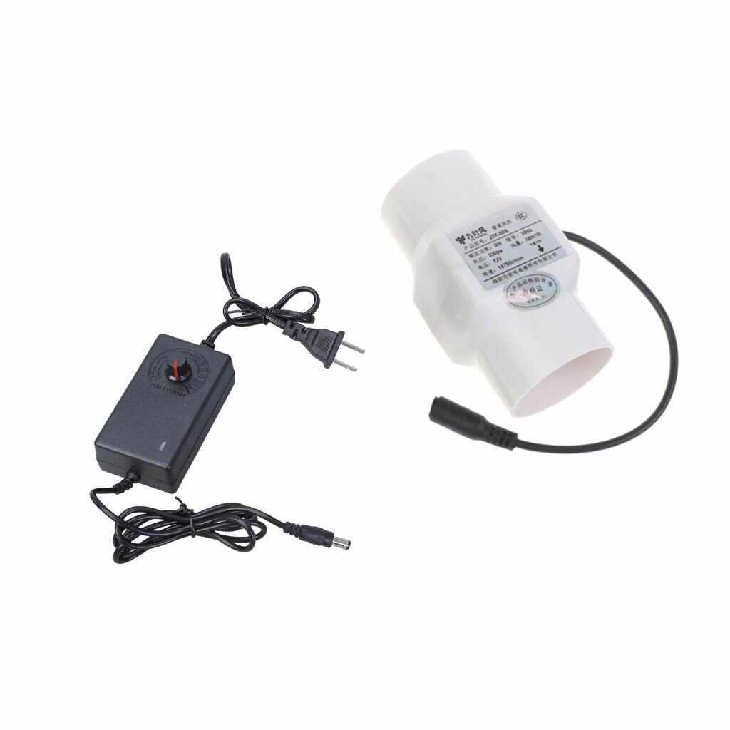 Канальный вентилятор + блок питания с регулировкой скорости по стандарту США мощностью 6 Вт