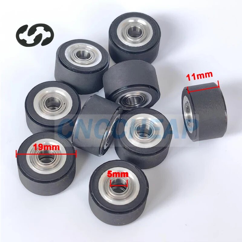 6 шт. прижимной ролик 5x11x19 мм для плоттера серии Summa, виниловые детали для резки с зажимами, замена 395-401