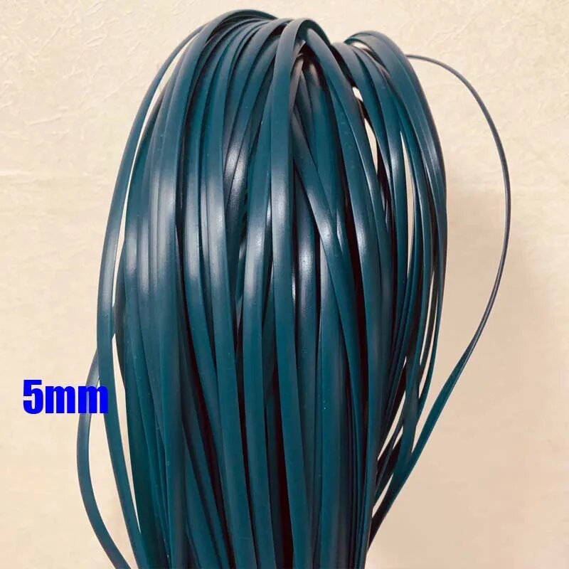 10 метров, плоский синтетический ротанговый материал, рулон, ручная работа, плетеный Rattan 48(5mm)