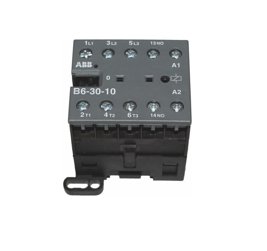 Мини-контактор B6-30-10-230 (9A при AC-3 400В), катушка 230В АС, с винтовыми клеммами, ABB GJL1211001R8100 (1 шт.)