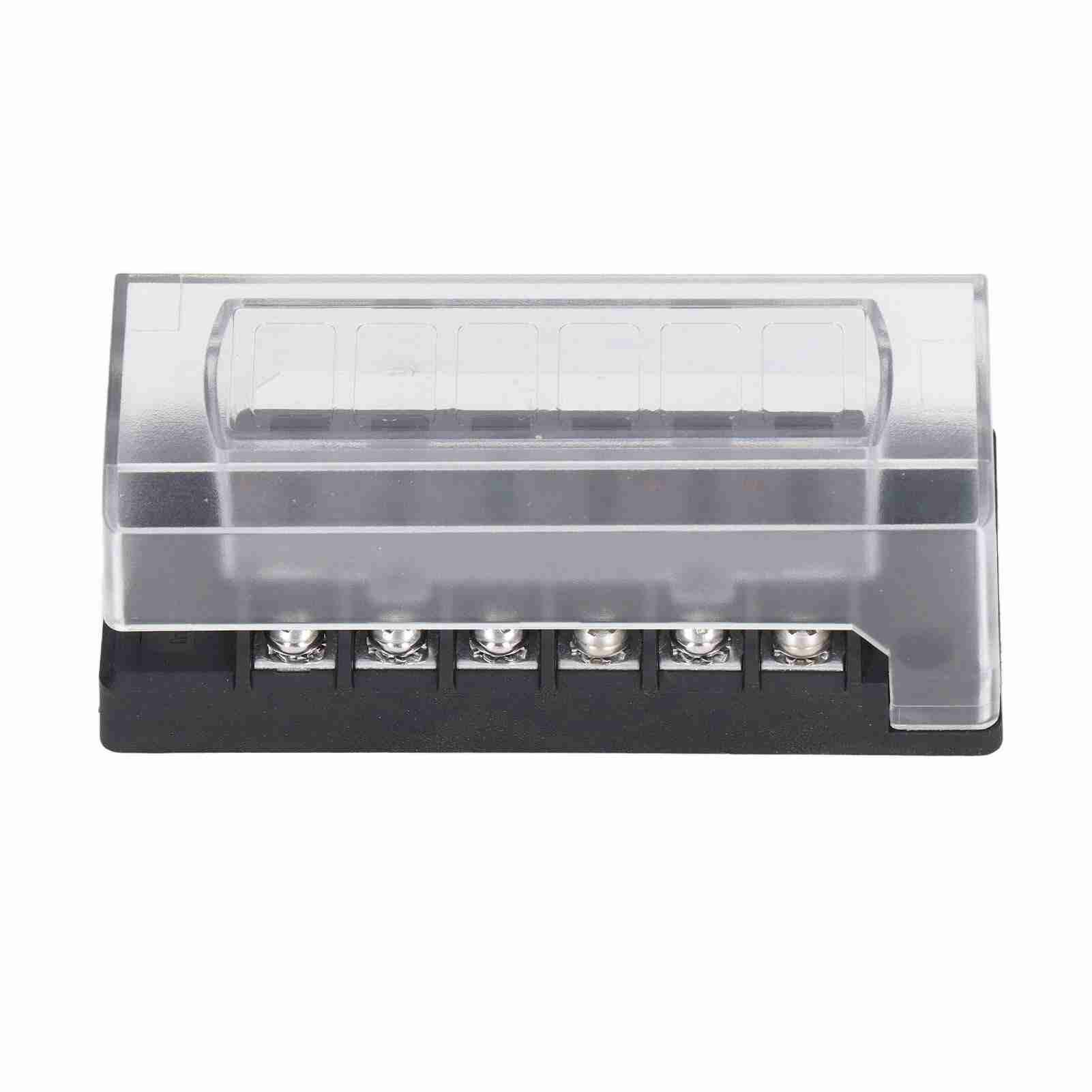 6-контактный блок предохранителей с индикатором, 30 А, водонепроницаемый, термостойкий для автомобилей, яхт, кораблей, 12‑32 В