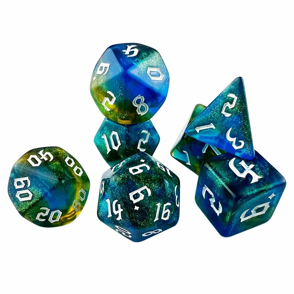 Набор кубиков D&D 7 шт. Navy Blue
