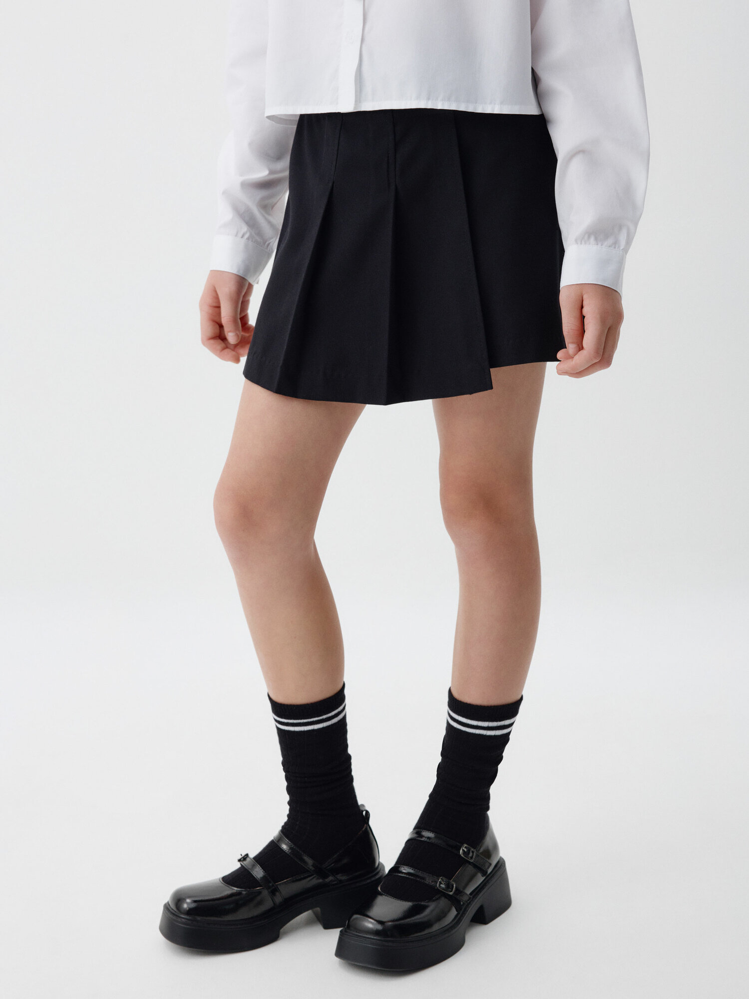 Школьная юбка-шорты