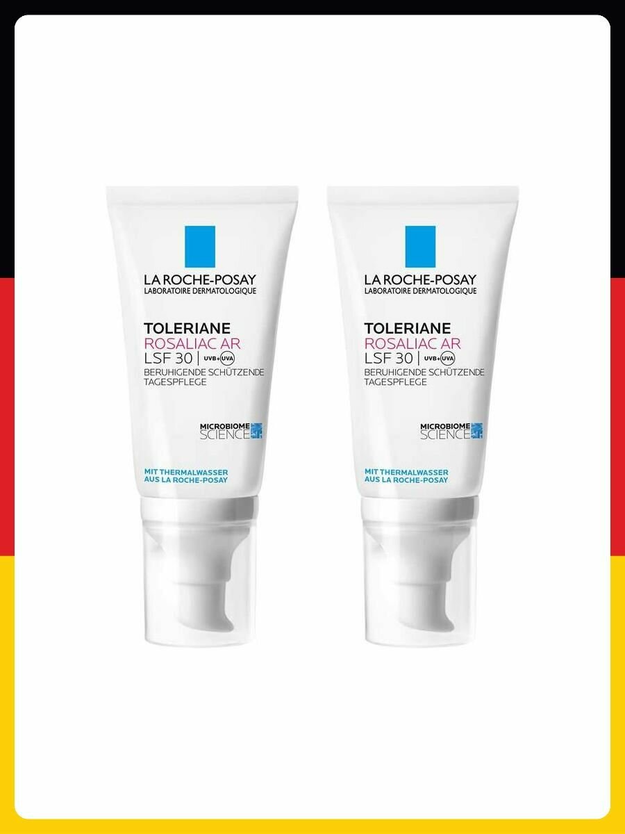 Крем для ухода за кожей La Roche-Posay Toleriane Rosaliac AR LSF30, 2x50 мл
