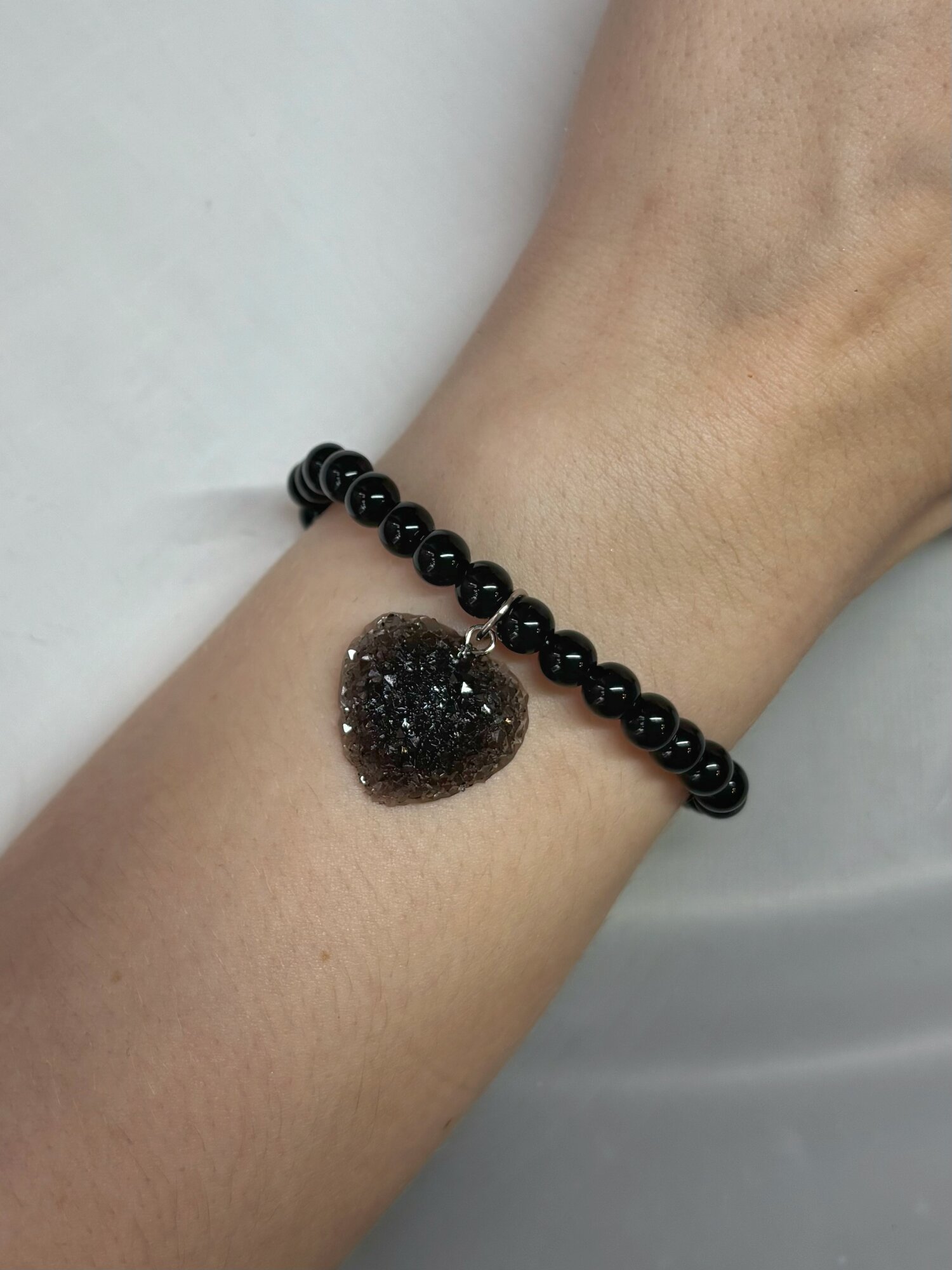 Браслет-цепочка, кристалл