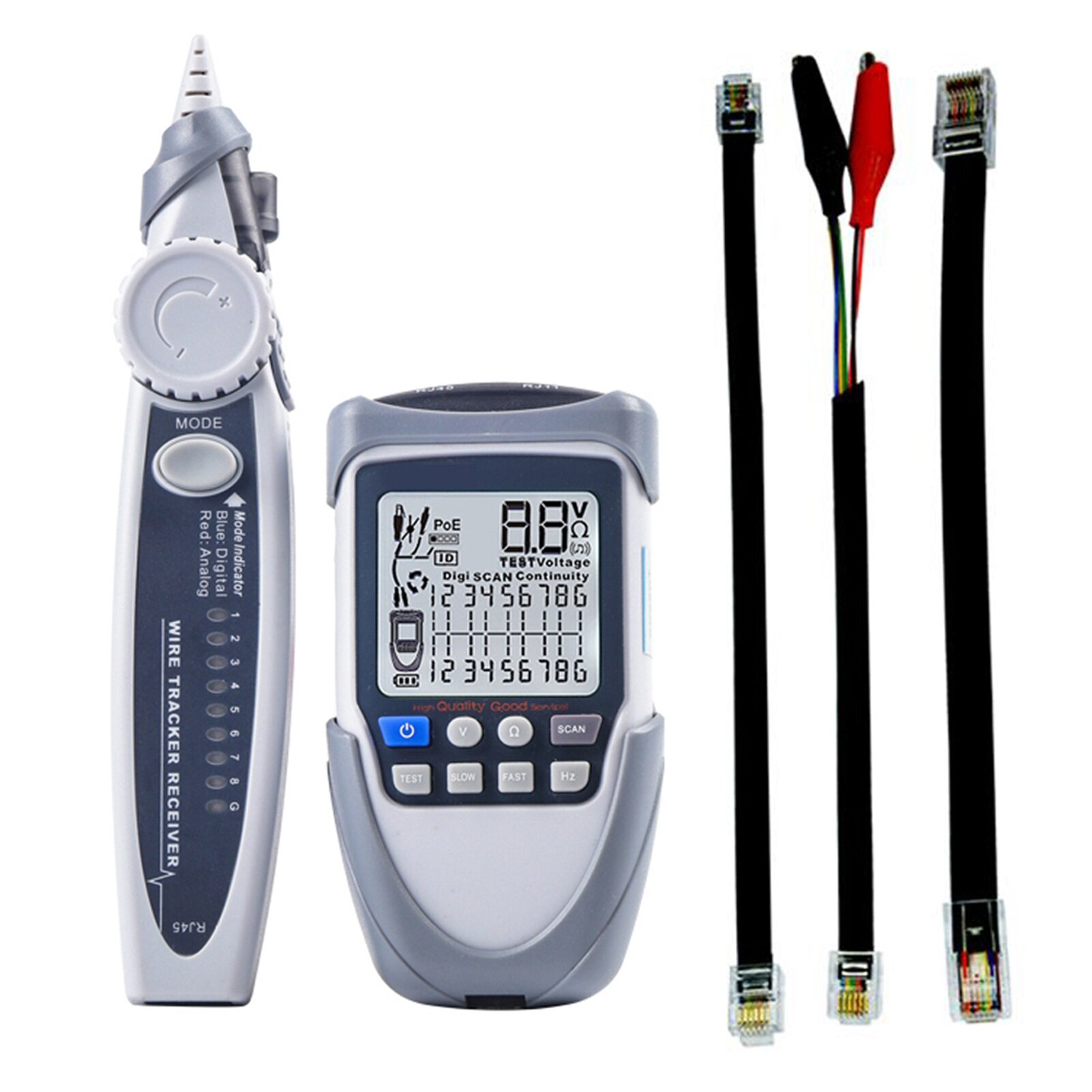 Handheld Portable Сетевой кабельный тестер
