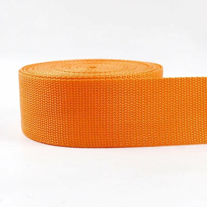 Meetee нейлоновая лента 5м 20-50 мм Оранжевый, Orange, 50mm