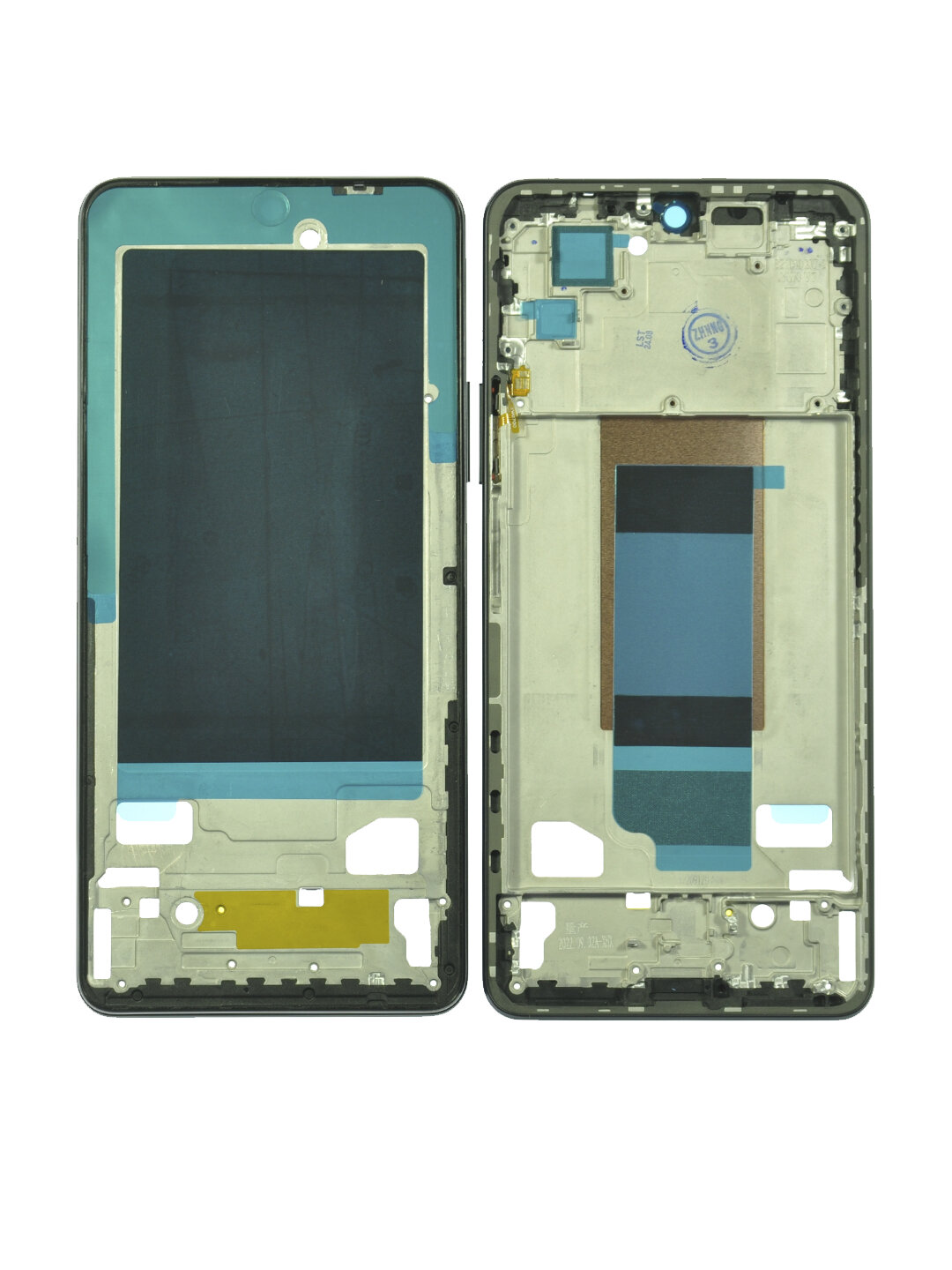 Рамка дисплея/средняя часть для Xiaomi Poco F4 черный ориг