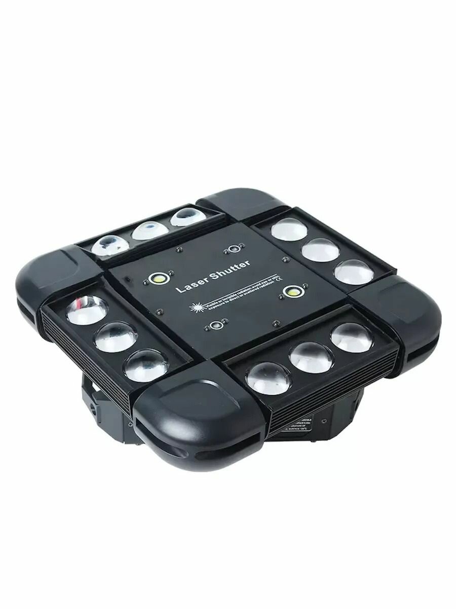 Цветомузыка SkyDisco "Spider 80", 12 ламп, 300x300х160 мм, питание 220В